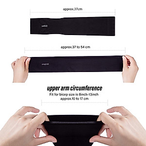 QXURkut Arm Sleeves for Women Men, 5 Pairs Cooling UPF50 UV Protection Sun Sleeves Sports Compression Sleeves to Cover Arms, Thumb Hole, Black