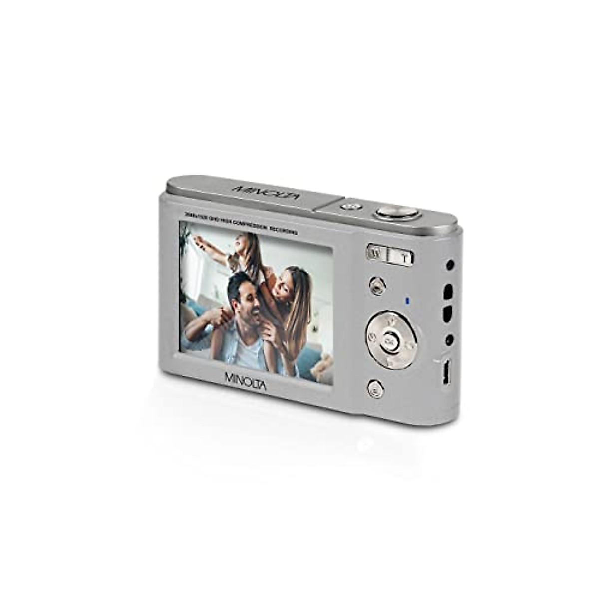 Minolta MND20 44 MP / 2.7K Ultra HD Digital Camera (Silver)