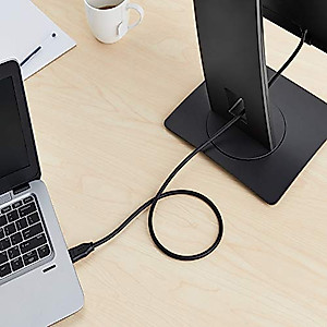 Amazon Basics 8K DisplayPort to DisplayPort 1.4 Cable with 4K@120Hz, 8K@60Hz Video Resolution and HDR Support - 3 Feet, Monitor