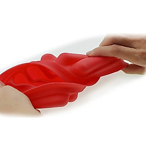 YYYFEI Hot Dog Silicone Mold,6 Cavity Hot Dog Silicone Mold,Sausage Mold for DIY Homemade Hot Dogs,Bread, Candy, Chocolate and Cake，4pcs