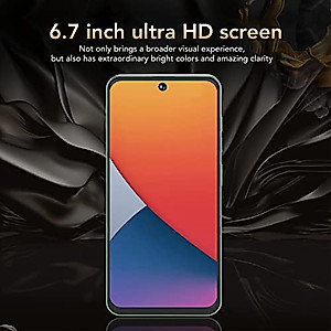 ASHATA I14 Pro Max Unlocked Android Smartphone Celular, 6.7in FHD Screen Android Mobile Phone, 4G Net Cellphone, 2GB RAM 16GB ROM, 64G Extra Memory, 5MP 8MP, 4000mAh Fast Charging
