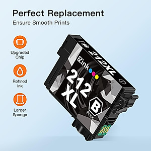 E-Z Ink (TM Remanufactured Ink Cartridge Replacement for Epson 212XL 212 XL T212XL to use with Workforce WF-2830 WF-2850 Expression Home XP-4100 XP-4105 Printer (Black, 2 Pack)