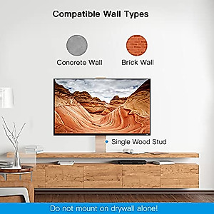 Full Motion TV Wall Mount Bracket Swivel Heavy Duty Articulating Arms Tilt for 13-42” LED LCD Flat Curved TV Screen Monitor TVs, VESA Up to 200x200mm, Weight Capacity Up to 77lbs