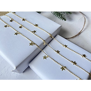 YANCHUN Star Necklace Choker Gold Stacked Necklace for Women Trendy Dainty Star Heart Circle Chokers Chain 80s 90s Summer Beach Jewelry
