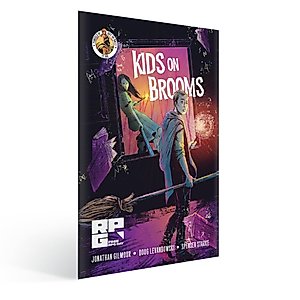 Renegade Game Studios Kids on Brooms Roleplaying Game for 2 to 6 Players Aged 12 & Up, Powered by Kids on Bikes