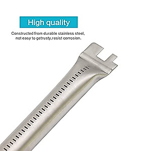 Derurizy 19.5" 62752 Grill Burner Set for Weber Genesis 300 Series, Burner Tube Replacement Weber Genesis E310 E320 E330 S310 S320 S330 EP310 EP320 EP330 with Front Control