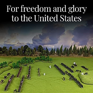 Wargames Delivered - Black Powder Epic Battles- American Civil War Guts & Glory Starter Set 12.5mm Miniatures, 6 Regiments, 6 Dice, Digital Bundle, Flag - WW2 Action Figure Model Kit by Warlord Games