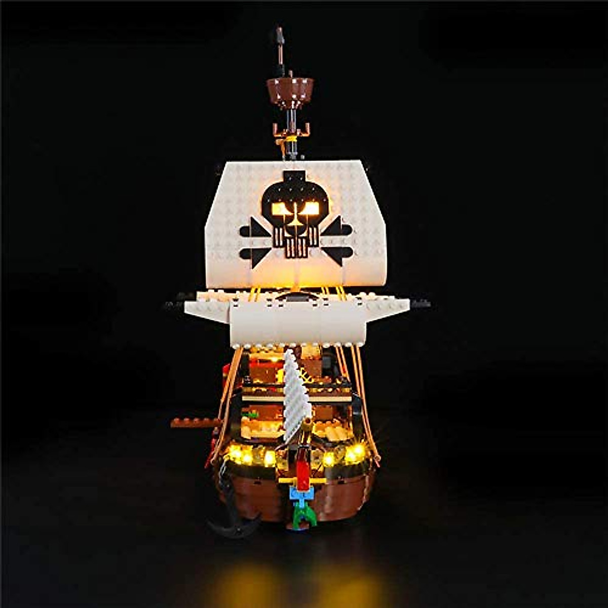 T-Club Led Light Kit for Lego 31109 Creator 3 in 1 Pirate Ship Inn & Skull Island Model Building Blocks(Not Include Lego Model)
