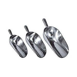 57 Ounce Bar Ice Scoop, Dry Bin Scoop, Dry Goods Scoop, Candy Scoop, Spice Scoop, Aluminum by Royal Industries, , Commercial Grade