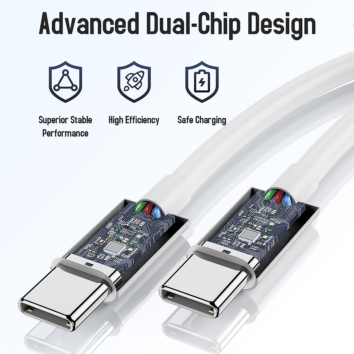 25W USB C Fast Charger for 2021/2020/2018 iPad Pro 12.9/11/10.9 inch 5/4/3/2/1th Generation,iPad Air 5/4th,iPad Mini 6 Gen,iPad Wall Charger Block Adapter and 6ft USB C to C Charging Cable Cord