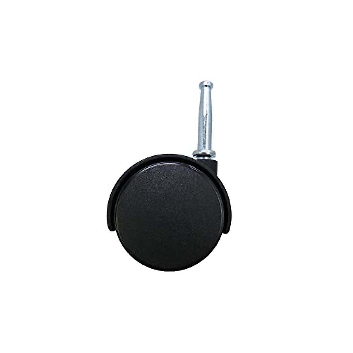 Shepherd Hardware 9418 2-Inch Office Chair Caster, Twin Wheel, 5/16-Inch Stem Diameter, 75-lb Load Capacity, 2-Pack, Black