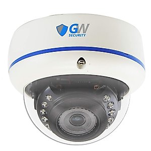 GW Security 8 Megapixel 3840 x 2160 Pixel H.265 UHD 2160P Outdoor Indoor PoE Power Over Ethernet Micorphone 4K Security IP Camera with 2.8-12mm Varifocal Zoom Len (GW8071MIC)