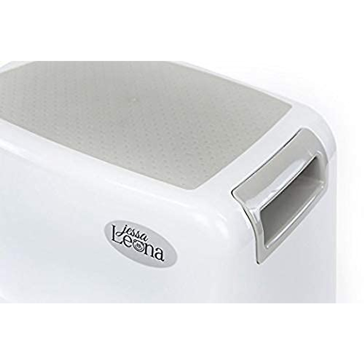 Dual Height 2 Step Stool for Kids | Slip Resistant Soft Grip Toddler's Stool for Potty Training and Use in The Bathroom or Kitchen | BPA Free for Comfort and Safety (2 Pack, Grey)