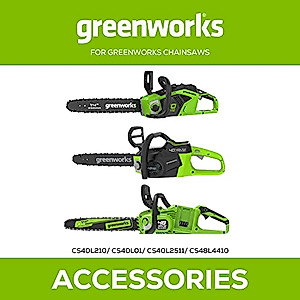 Greenworks 14-Inch Chainsaw Chain 2906802,Black and green