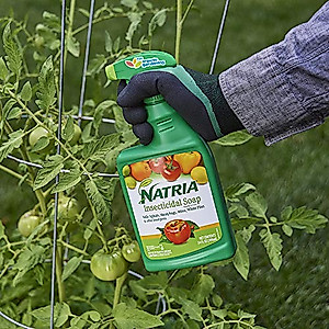 Natria 706230A Insecticidal Soap Organic Miticide, 24 oz, Ready-to-Use