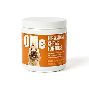 Ollie Zoomies Dog Hip and Joint Supplement - Glucosamine For Dogs - Glucosamine Chondroitin for Dogs - Joint Supplement For Dogs - Dog Joint Supplement - Hip and Joint Supplement Dogs - 60 Count Appx.
