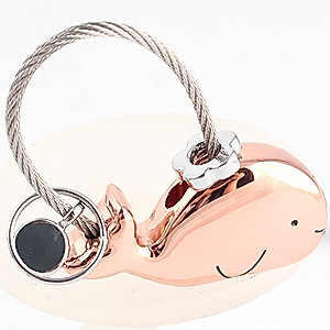 MILESI Sweet Kissing Whale Couples Keychains Birthday Present Valentine‘s Gift Anniversary for him and her