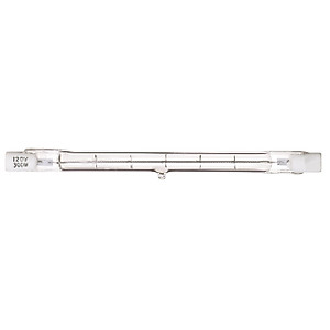 Satco S1925 300 Watt 5000 Lumens T3 Halogen Double Ended R7S Base 130 Volt Clear 118mm Light Bulb, Dimmable