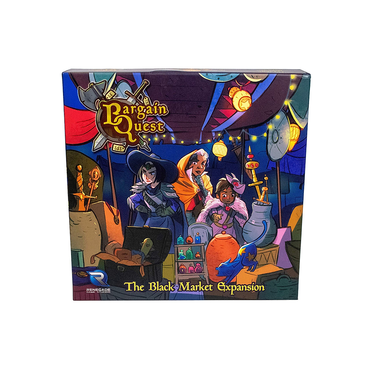 Renegade Game Studios Bargain Quest: The Black Market Expansion Game for 2-8 Players Aged 8 & Up