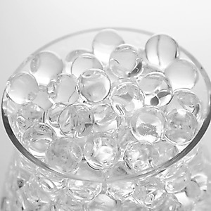 PMLAND 20000+ Pieces Vase Filler Water Beads Growing Crystal Gel for Home Decoration Wedding Centerpiece Floral Plants Helper and More - Clear
