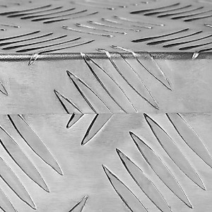 Stark 48" Aluminum Truck Box Underbody Flatbox Pickup Tool Box RV ATV Trailer Tool Storage Lock with Keys