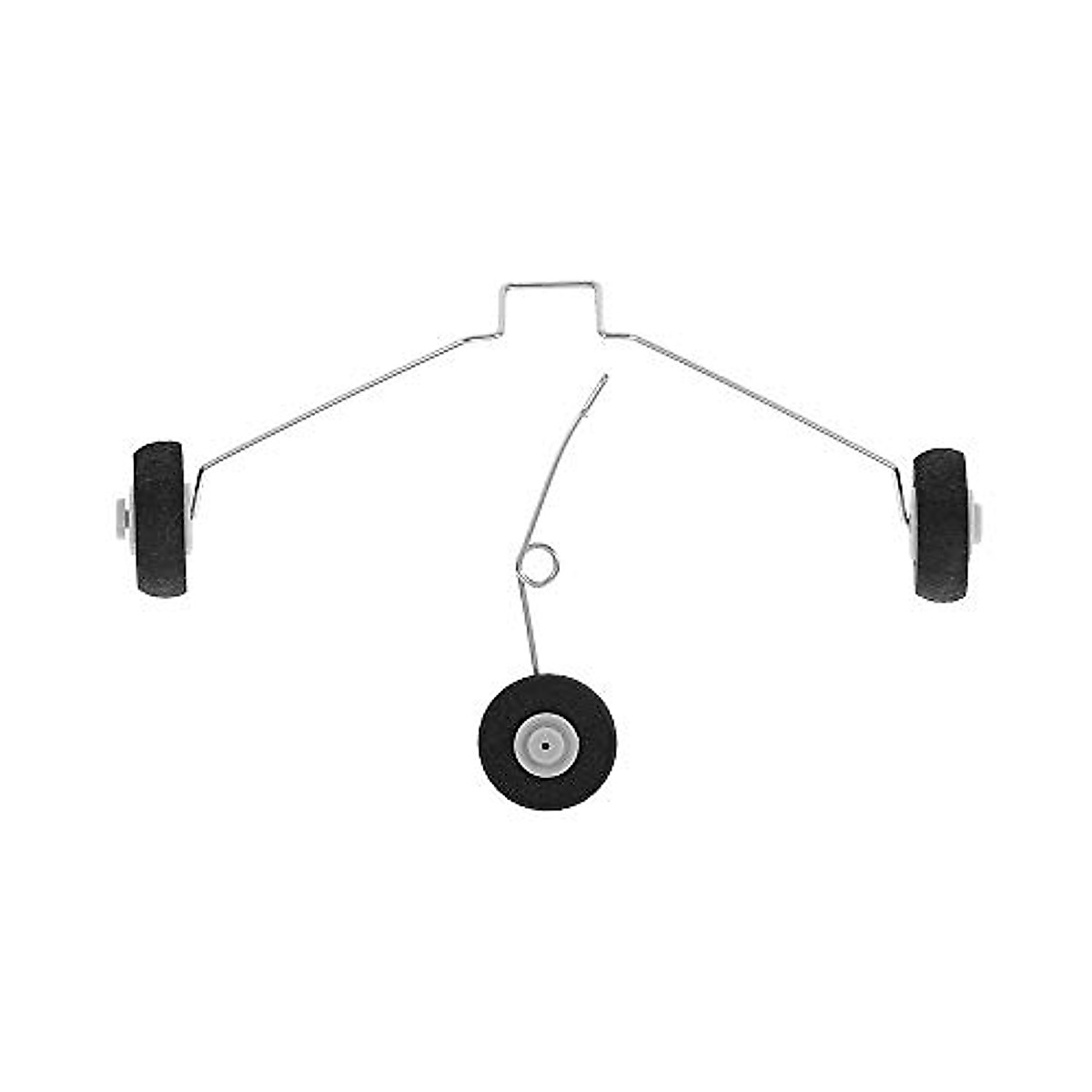 KEYESMINER Drone Accessories for DIY RC Drone Metal Landing Gear w/Wheels for Z51 RC Airplane Foam Hand Throwing Glider Drone DIY RC Spare Parts Accessories Replaceable