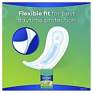 ALWAYS Ultra Thin Size 2 Super Pads Without Wings Unscented, 40 Count