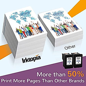 Inktopia Remanufactured Ink Cartridge Replacement for HP 61XL 61 XL 2 Black for HP Envy 4500 4502 5530 5534 Deskjet 1000 1050 1512 2540 3050 3510 Officejet 2620 4630 4632 Printer