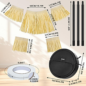 Tondiamo Halloween Floating Witch's Broom Haunted Dancing Broom Halloween Decor for Home Halloween Party Decor