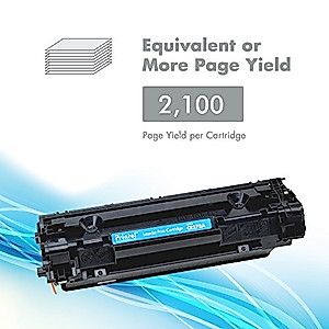 Printel Compatible Black Toner Cartridge Replacement for HP 78A (CE278A), Used with Canon LBP6200, Canon LBP6230, HP Laserjet Pro M1536