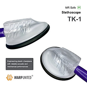 TK-1 Professional MR Safe Stethoscope Dual-Frequency Gray