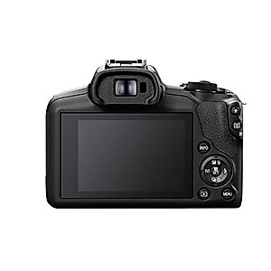 Canon EOS R100 RF-S18-45mm F4.5-6.3 is STM & RF-S55-210mm F5-7.1 is STM Lens Kit, Mirrorless Camera, RF Mount, 24.1 MP, Continuous Shooting, Full HD Video, 4K, Lightweight, Wi-Fi, Content Creation
