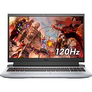 Dell G15 3050 Gaming Laptop, 15.6" FHD 120Hz LED Display, AMD Hexa-Core Ryzen 5 5600H@3.3 GHz, GeForce RTX 3050, 32GB 3200MHz RAM, 512GB PCIe SSD, USB-C/HDMI/RJ-45, Wi-Fi 6, Backlit, Win 10 (Renewed)