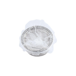 Kitchen Sink Strainer with Kitchen Sink Strainer Mesh Bag, Stainless Steel Kitchen Drain Food Catcher Filter Garbage Disposal Strainer Basket with 200 PCS Disposable Sink Net Strainer Filter Bags
