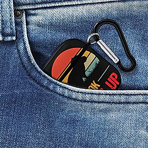 Capybara Pull Up Cover for AirPod Case with Keychain Full Protective The PC Shell Accessories Compatible Airpods 1&2 for Women Men Girl Boy