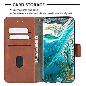 Case for Sony Xperia Z5 Premium Case Compatible with Sony Xperia Z5 Premium Phone Case Flip Stand Cover Stitching Style Wallet Case Brown