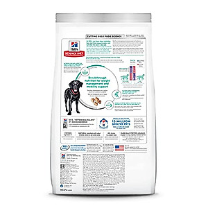 Hill's Science Diet Perfect Weight & Joint Support, Adult 1-5, Large Breed Weight Management & Joint Support, Dry Dog Food, Chicken & Brown Rice, 25 lb Bag