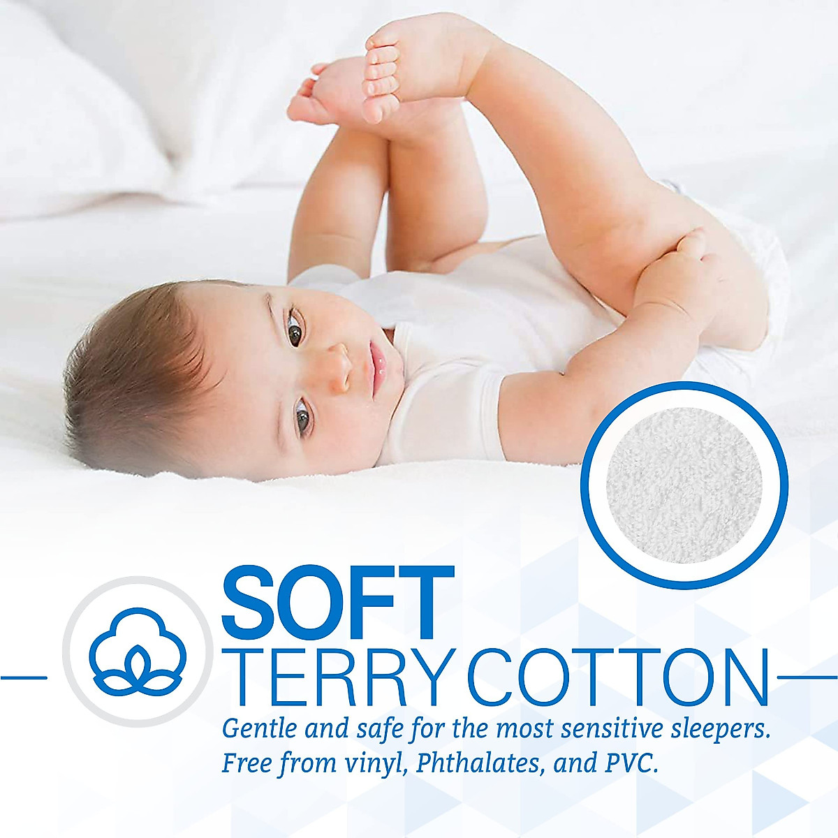 SafeRest Zippered Mattress Protector - Premium 12-15 Inch Waterproof Mattress Cover for Bed - Breathable & Noiseless Washable Mattress Encasement - Full