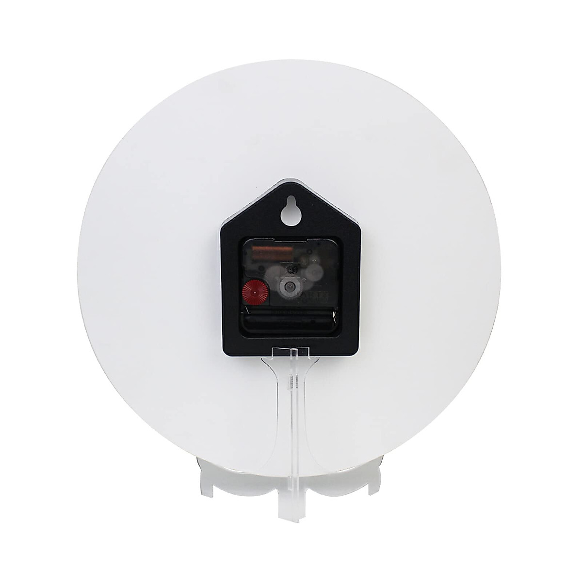 TropicalLife Flower Japanese Zen Wall Clock, Garden Stone Bamboo Silent Non Ticking Round Clock for Home Kitchen Bedroom Desktop Stand Bathroom Living Room Decor Office Classroom Clock Art 9.5 Inch