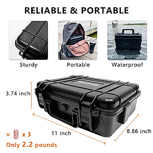 judunmsk Waterproof Hard Case for DJI Mini 2SE / Mini 2,Compact Portable Carrying Case for Mavic Mini 2 SE/Mini 2 Fly More Combo,DJI Mini 2 SE/Mini 2 Accessories