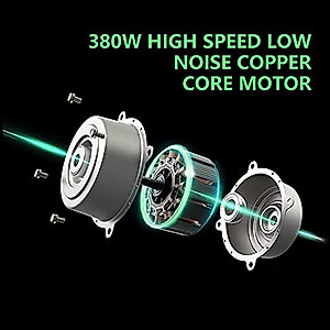 HORGELU Electric 3 Blades Ice Crusher with Ice Pick 286lbs/hr Snow Cone Machine 380W Shaved Ice Machine 2000rpm Food-grade Stainless Steel Ice Shaver 110V Snow Cone Maker for Home Commercial