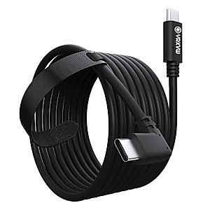 YRXVW Link Cable 16FT for Meta/Oculus Quest 3S/Quest 3/Quest 2/Pro Accessories, High Speed Data Transfer Type C Replacement Charging Cable,Fast Charger USB C to USB C 3.0 Cord for VR Headset(16FT)