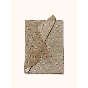 Bees Printed Tissue Paper for Gift Bags or Boxes and Wrapping - Bulk Summer Decorative Art Tissue Paper for Packaging and Gifting | 24 Sheets 20" x 30"