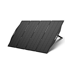ETFE Solar Panels 400 Watts, BigBlue SolarPowa 400 Portable Solar Charger with Kickstands and MC-4(51.3V/7.8A), IP68 Waterproof, Charge Fast Cellpowa 2500 Power Station for Camping, RV Off Grid System