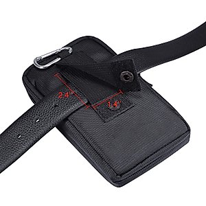 Scanner Holster Carrying Case Pouch for Zebra TC77, TC75, TC75x, TC72, TC70, TC70x, TC57, TC56, TC52, TC51, TC26, TC25, TC21, TC20, Handheld Barcode Touch Mobile Computer Holder Bag with Belt Loop
