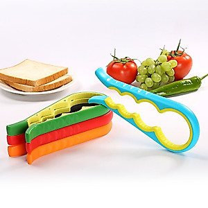 Jar Opener and Bottle Opener for Weak Hands Arthritis Elderly and Children,Non-Slip Jar Opener Grip Get Lids Off with Ease (Orange)