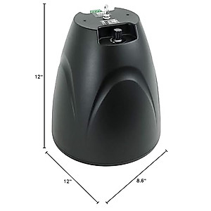 Rockville (6) PEN-65T Black 6.5" 70V Hanging Pendant Speaker Commercial/Restaurant