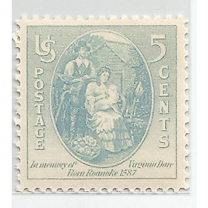 Postage Stamps U.S. Virginia Dare First Roanoke Va. Birth Sc.796 MNH