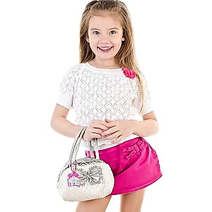 3D Pink Girl shaker Keychain,10 PCS Barbi Princess Key Pendant,Acrylic DIY Charms for Bracelet, Necklace Earring Bag Phone Pendant