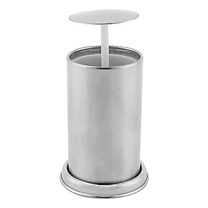 TOPINCN Toothpick Holder Portable Stainless Steel Toothpick Dispenser Bottle Click Open Pocket Toothpick Case Cotton Swab Storage Container Hotel Restaurant Home Desk Decor